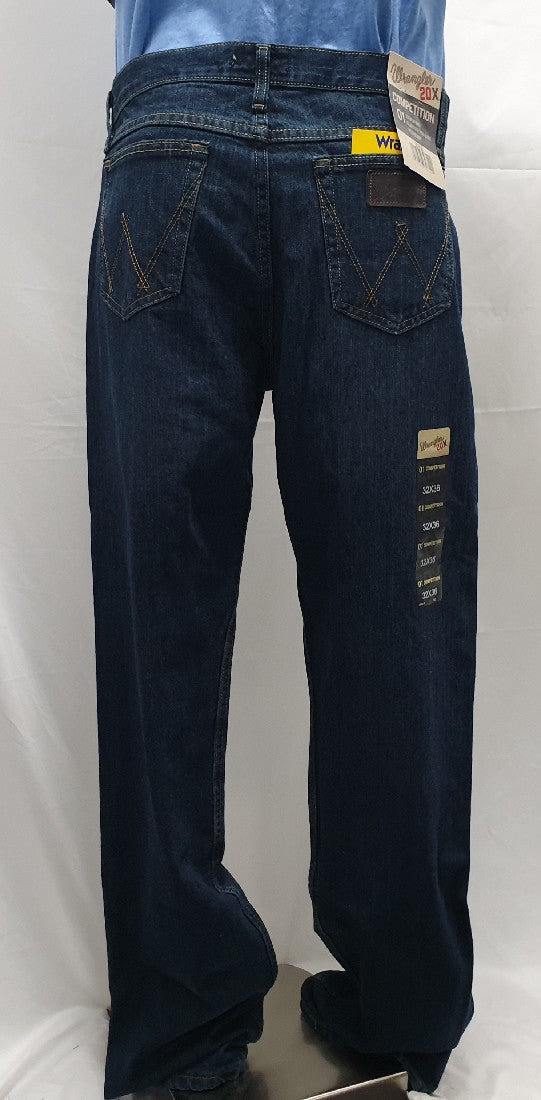 WRANGLER MENS 20X RELAXED FIT JEANS LEG 36" DEEP BLUE – Eidsvold Rural